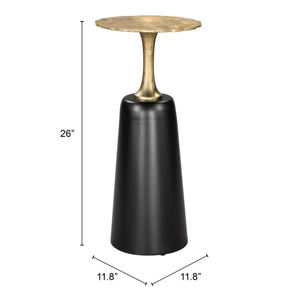 Mercer41 Morry 26'' tall Pedestal End Table | Wayfair